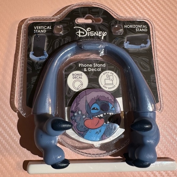 Disney | Cell Phones & Accessories | Disney Stitch Blue Phone Stand And ...